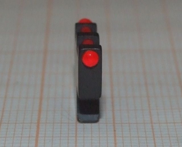 lpa txt serie di tacca di mira e mirino in fibra ottica per revolver ...