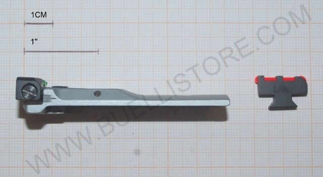 lpa txt serie di tacca di mira e mirino in fibra ottica per revolver ...